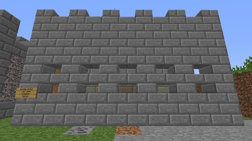 castle wall Minecraft Map
