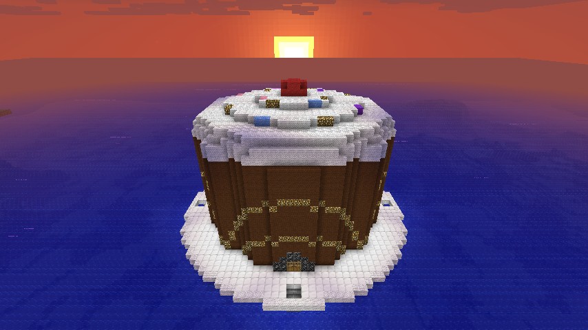 Giant Cake (Mob trap) Minecraft Map