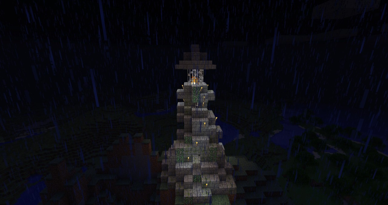 Magic tower (schematic soon,bridge too) Minecraft Map