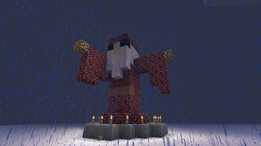 Dumbledore statue Minecraft Map
