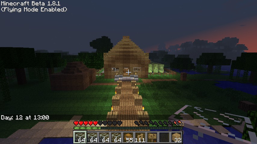 Single player modern house/survival house (already built) Minecraft Map