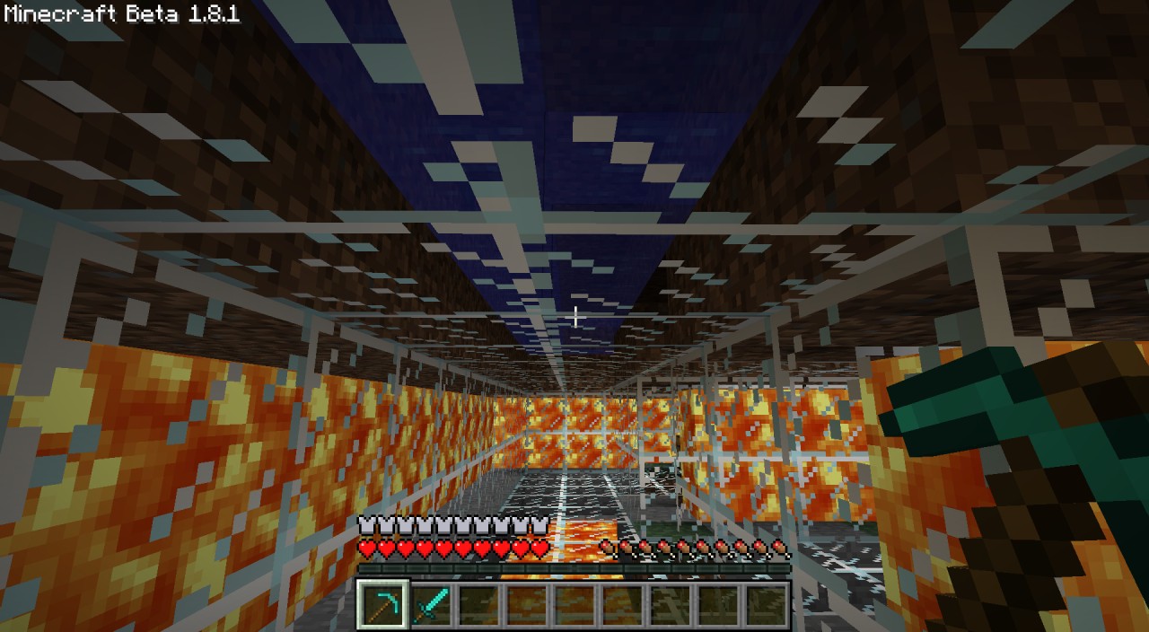 water and lava house Minecraft Map