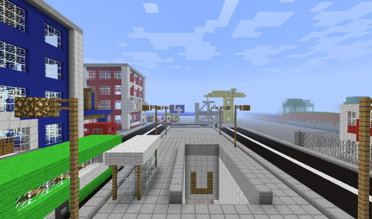 Town Minecraft Map