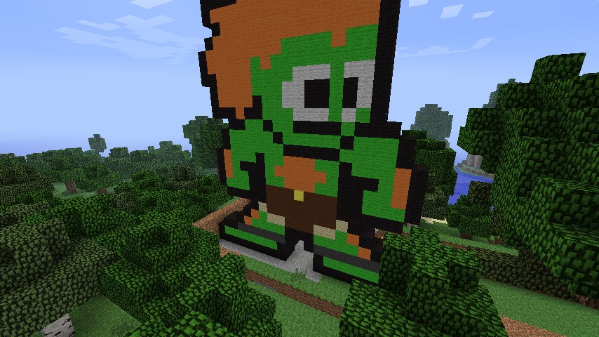 8-bit Blanka Minecraft Map