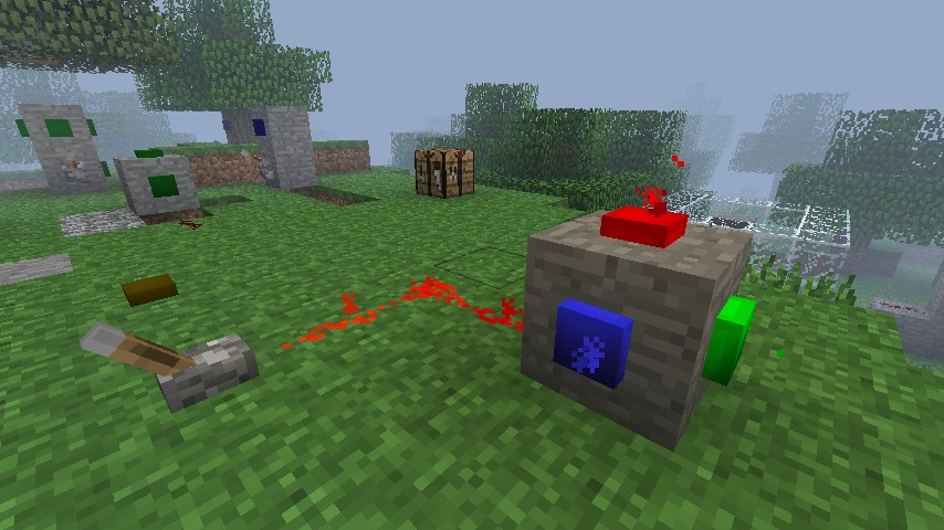 Redstone Indicator - fancy indication, 1.8.1 Minecraft Mod