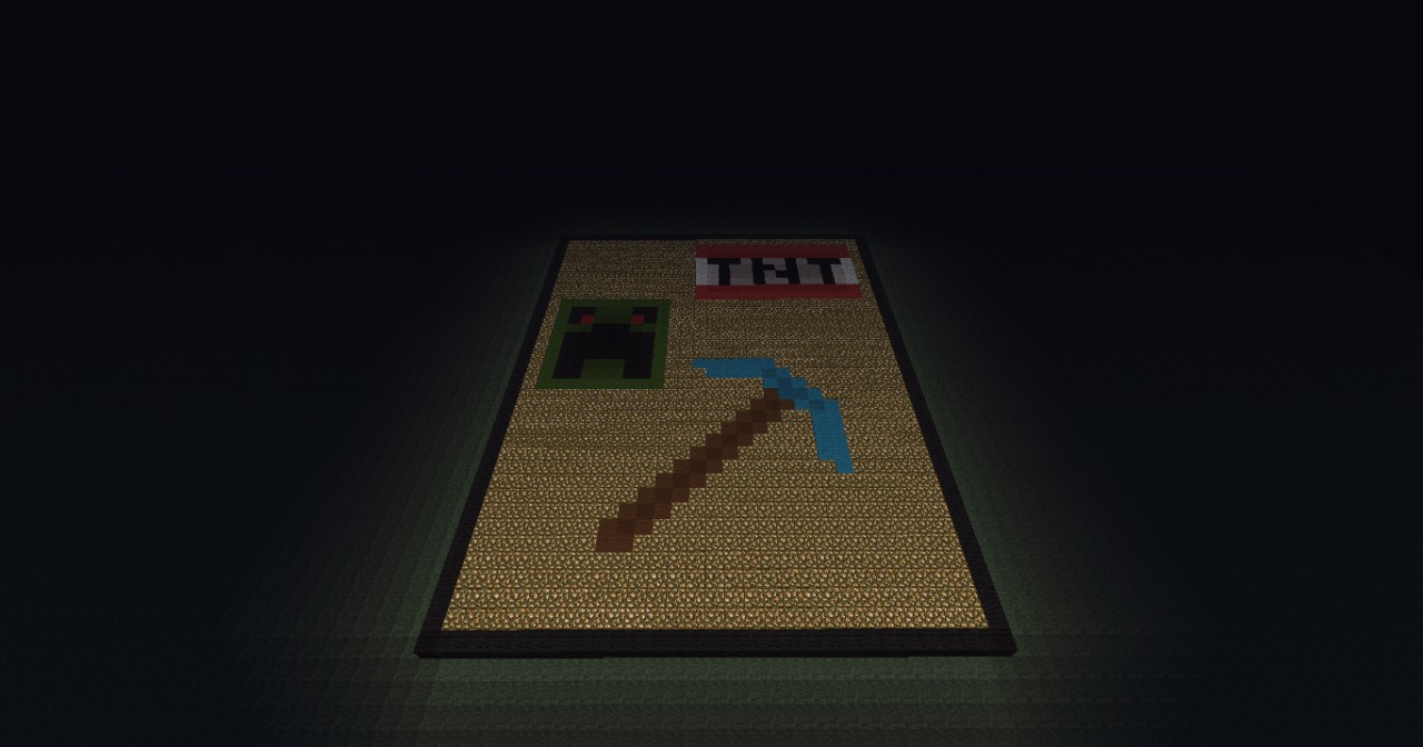 My First Pixel Art Minecraft Map