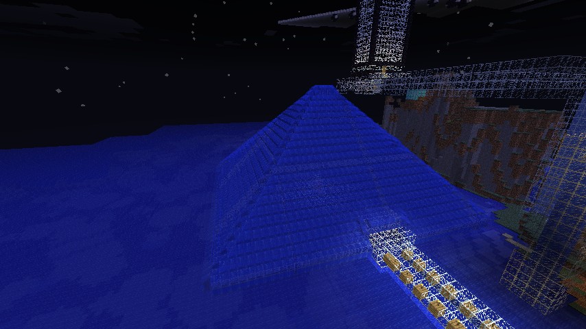 Water pyramide Minecraft Map