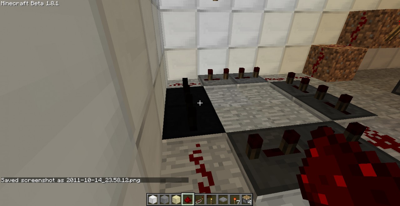 Piston Wall Trap :D :D Minecraft Map