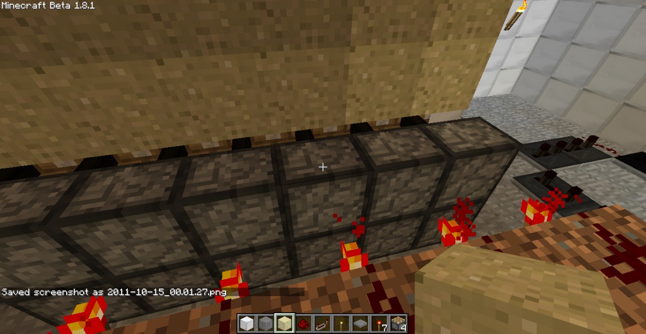 Piston Wall Trap :D :D Minecraft Map