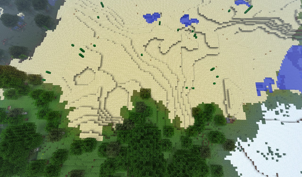 Quad Biome Seed 1.9 Minecraft Map