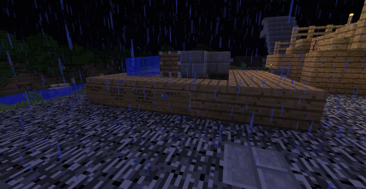Block Upate Detector Switch Minecraft Map
