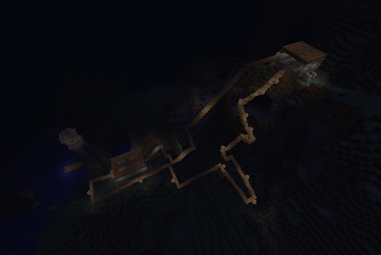 Settlement in the Mountains Minecraft Map