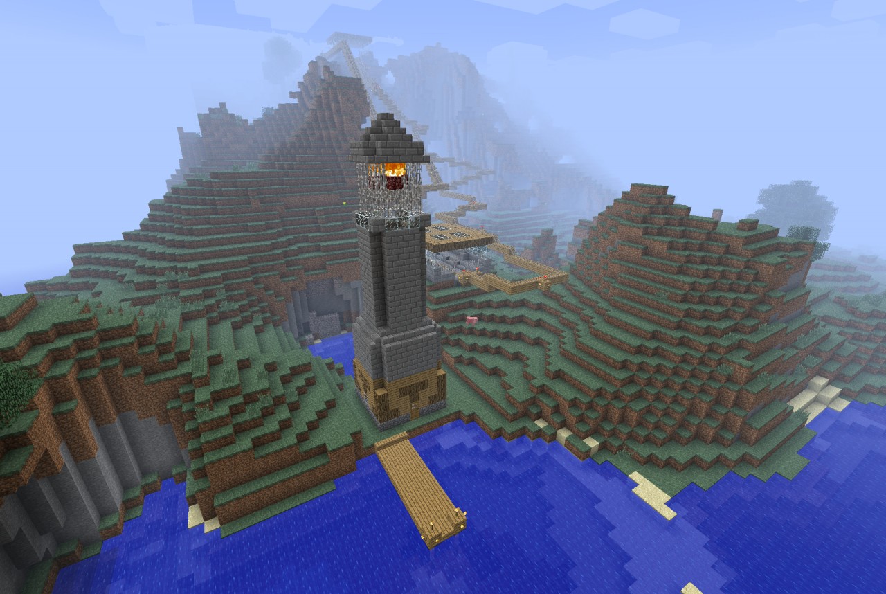 Settlement in the Mountains Minecraft Map