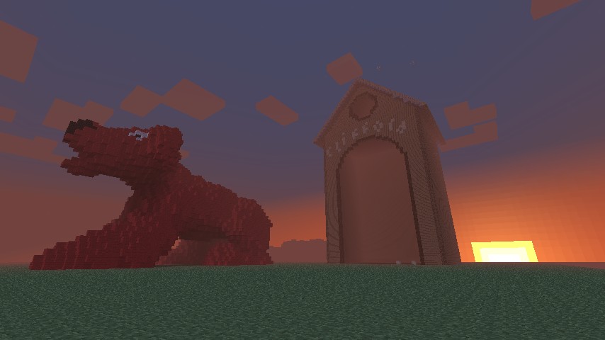 Clifford! The Big Red Dog! Minecraft Project