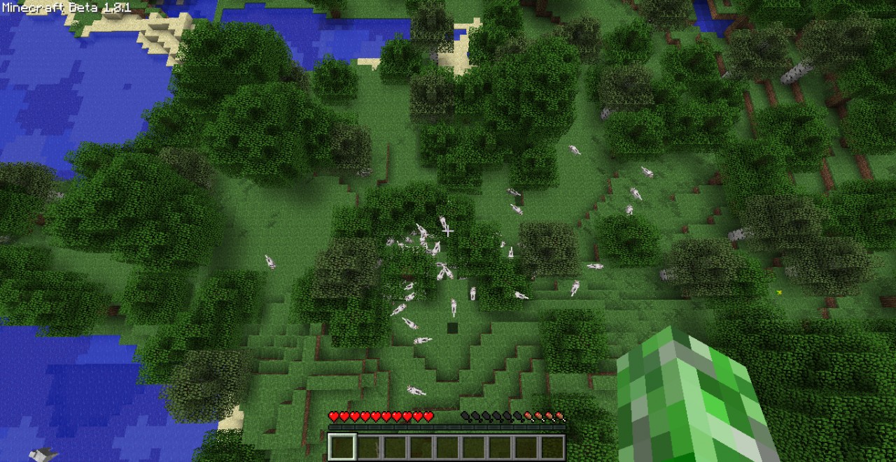 Survive the Angry Wolf Army!(Supa challenge) Minecraft Map