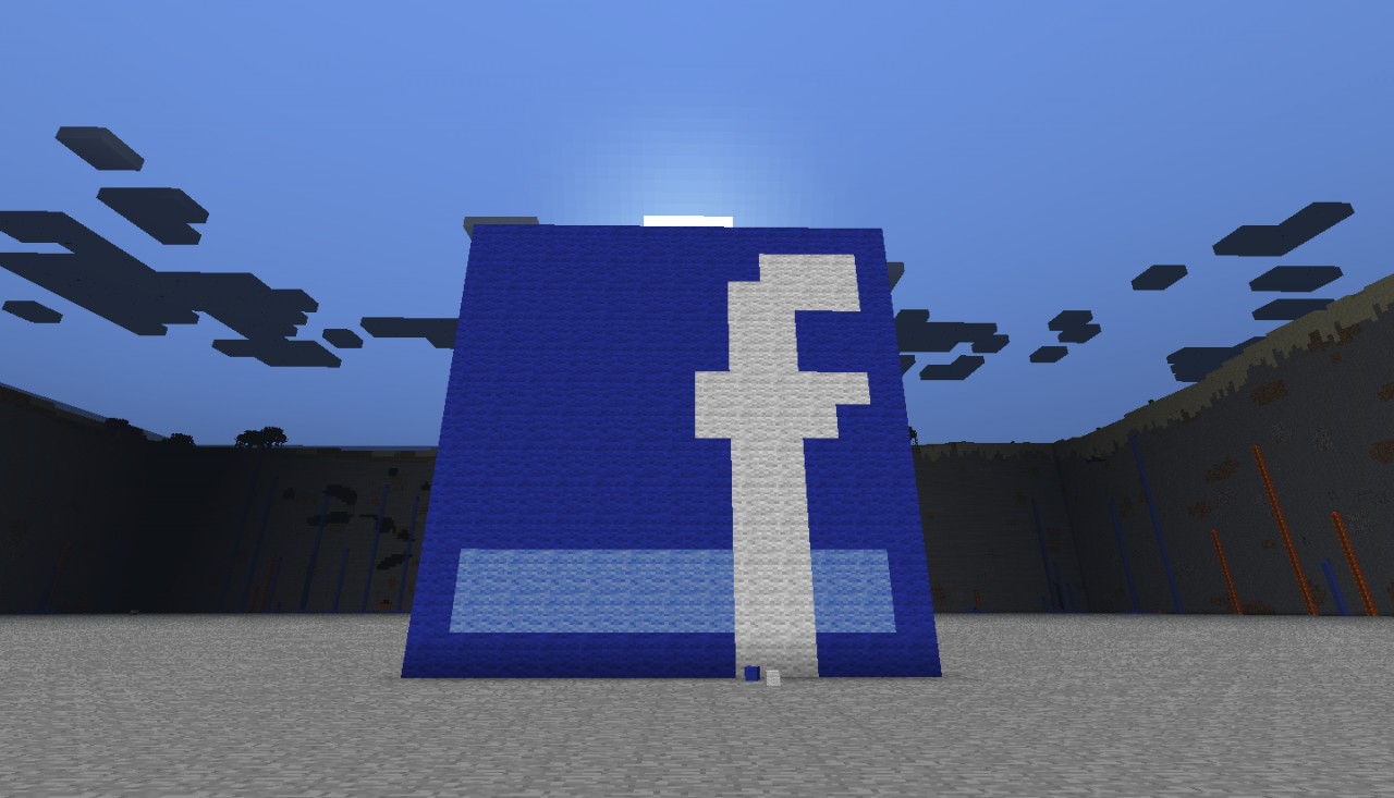 Facebook Logo! Minecraft Map