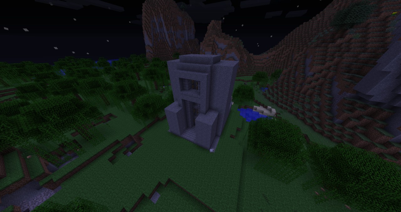 Up-Down-Piston-Elevator Minecraft Map