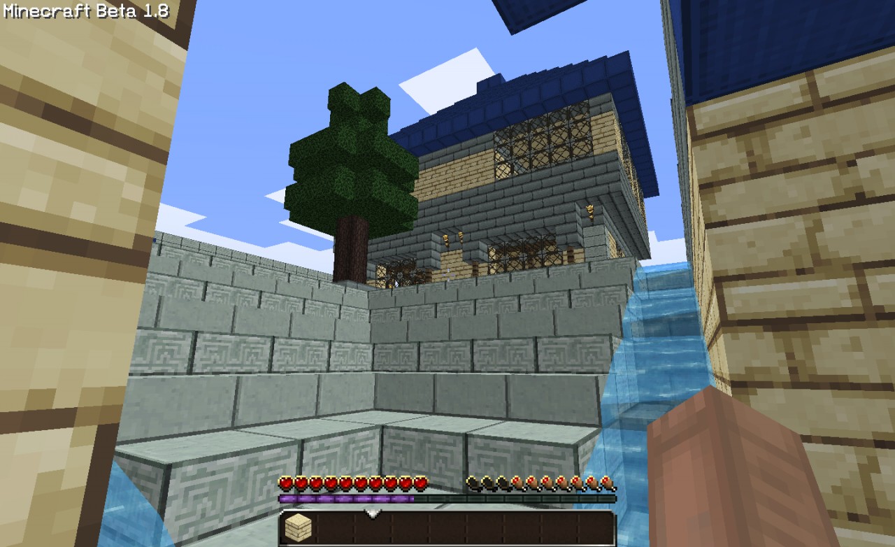 Small Sandstone City on an Island Minecraft Map