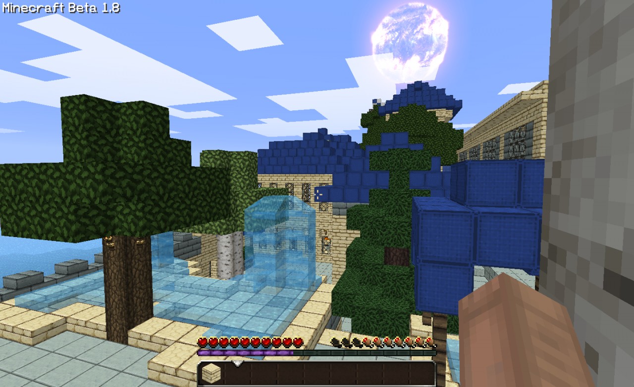 Small Sandstone City on an Island Minecraft Map