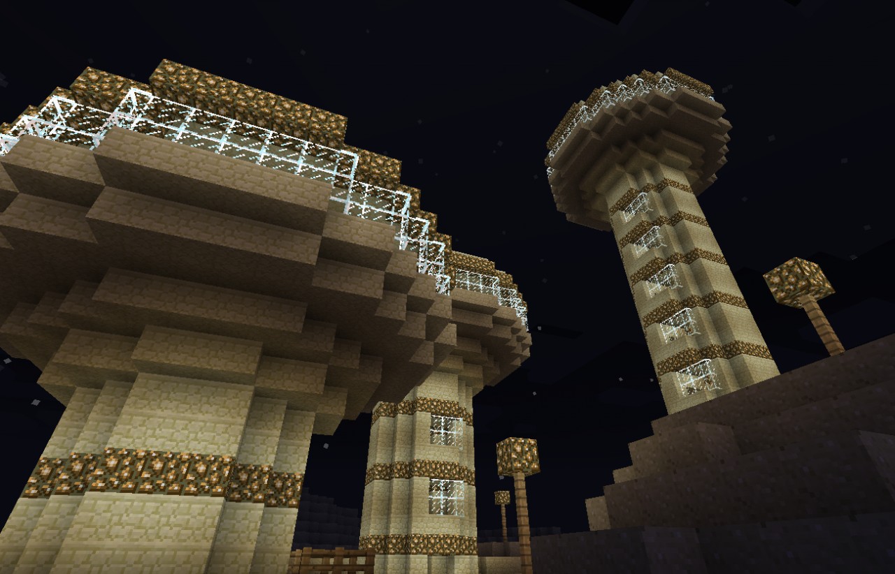 Three Desert Towers Minecraft Map