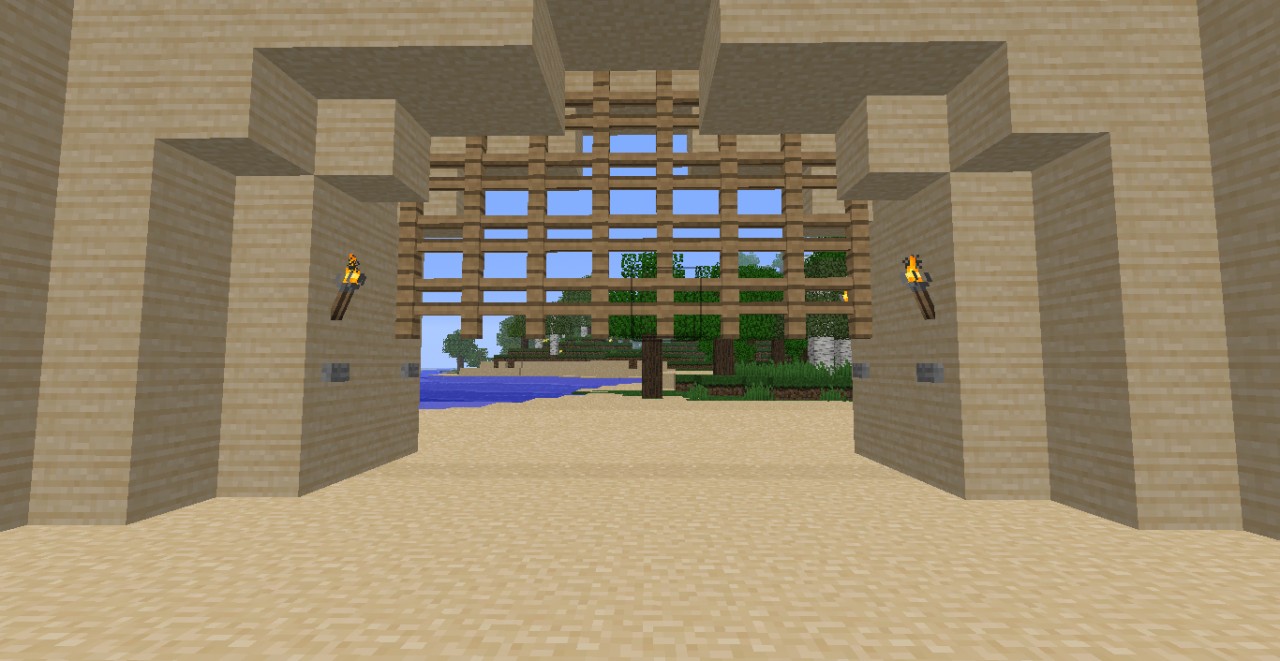 Castle gate Minecraft Map