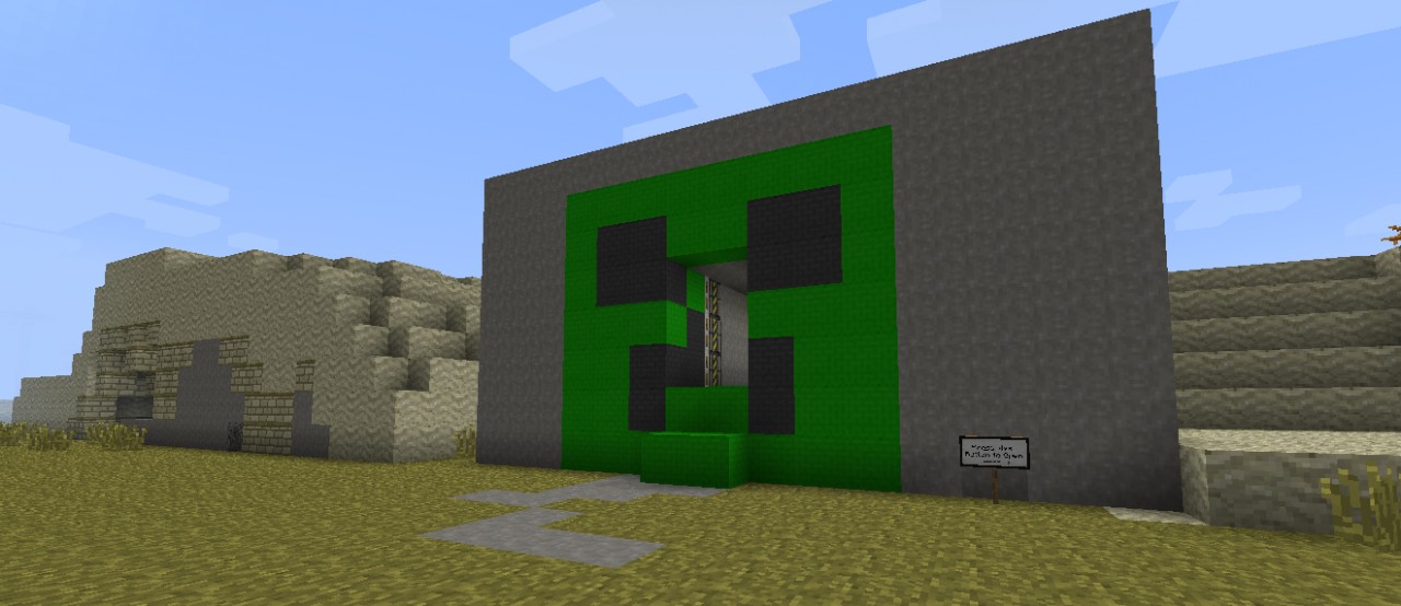Creeper Mojang Door Minecraft Map