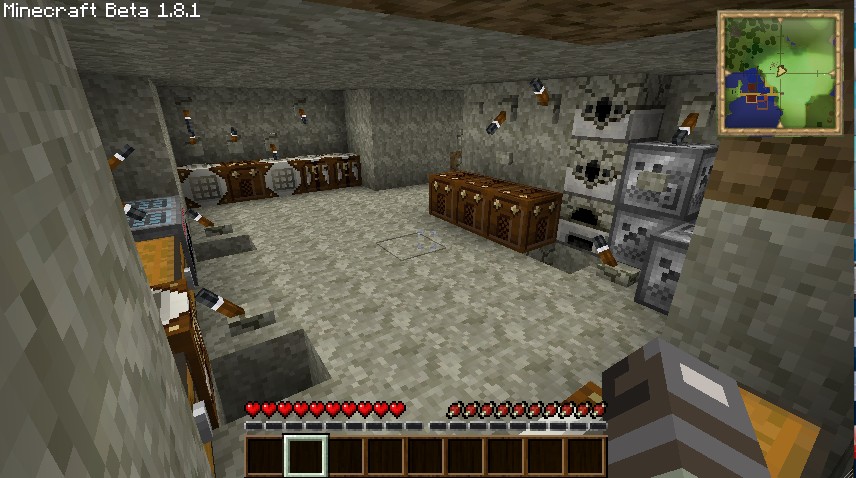 Epic cave house Minecraft Map