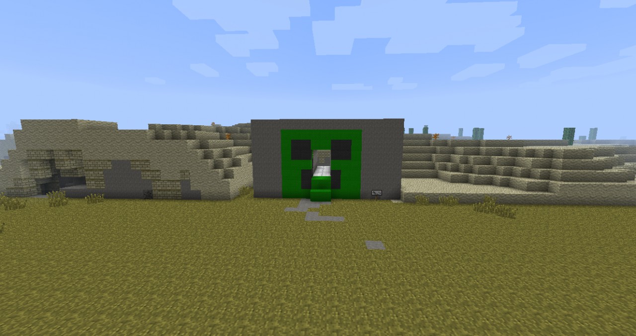 Creeper Mojang Door Minecraft Map