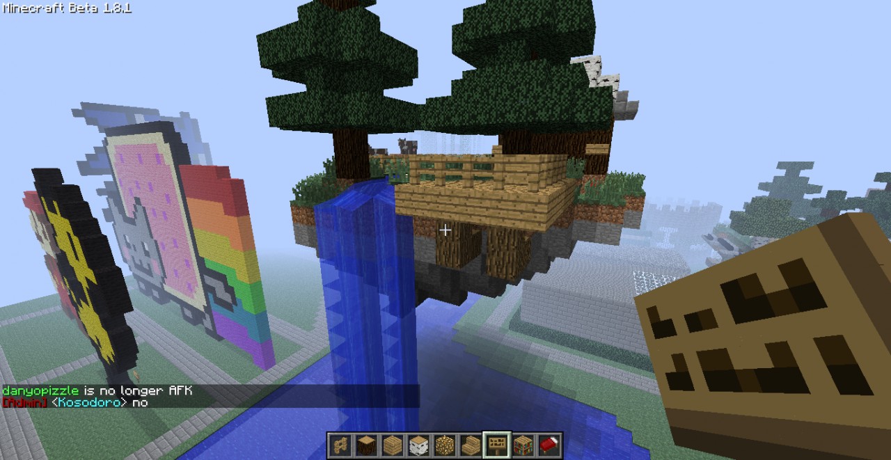 Floating Island Farm Minecraft Map