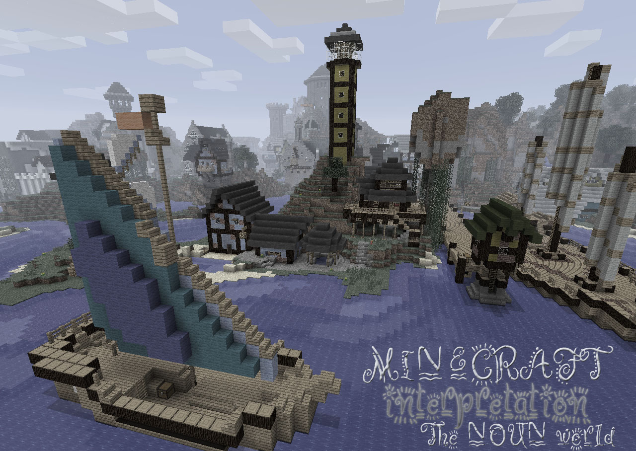 [Medieval port] The Noun Minecraft Map