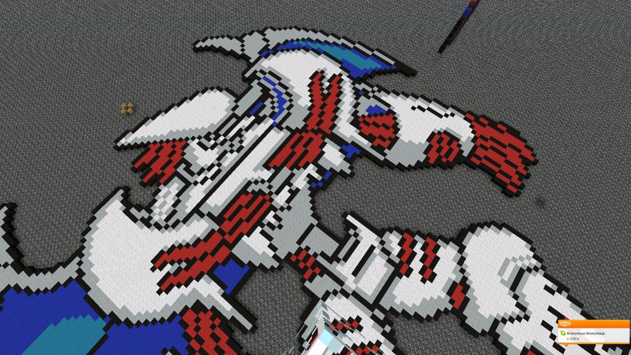 Arcadimon. best digimon pixel art ever! at least by me Minecraft Map