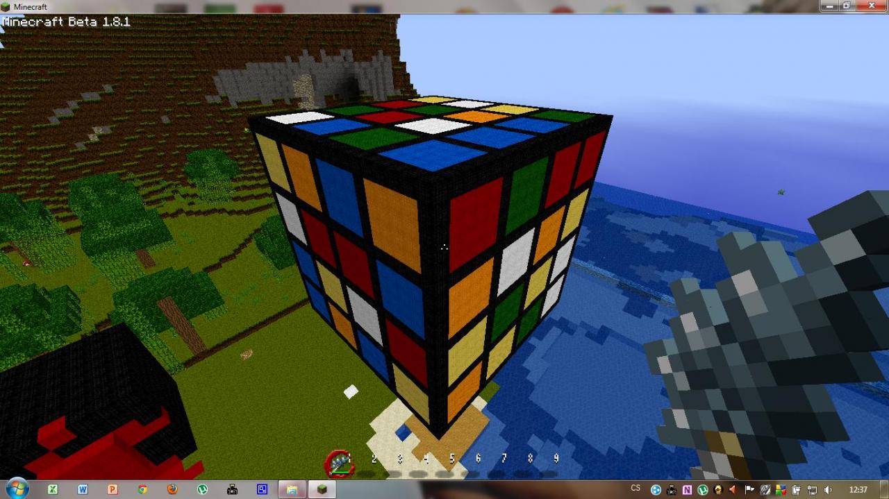 Giant Rubik Cube Minecraft Map