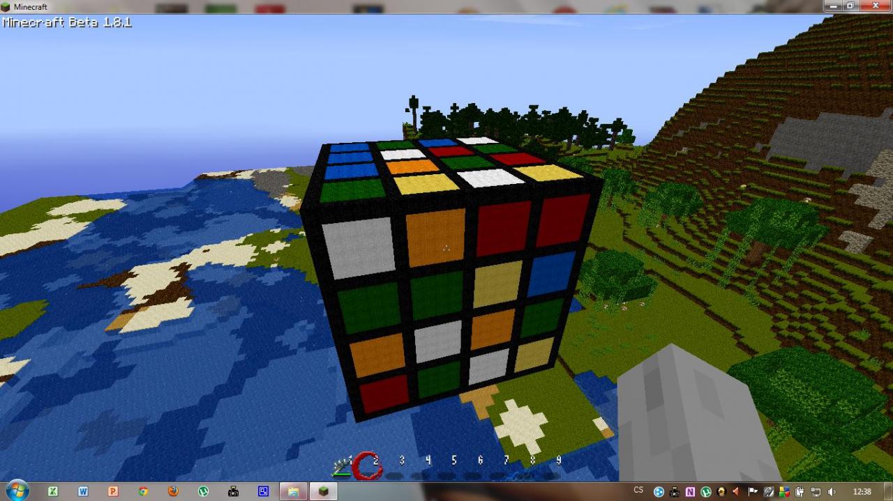 Giant Rubik Cube Minecraft Map