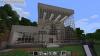 Modern industrail building with huge glowing vacuum tubes Minecraft Map