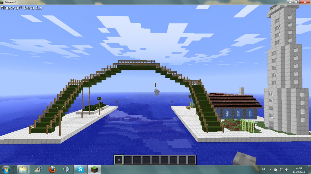 One Piece - Water 7 Train Station Minecraft Map