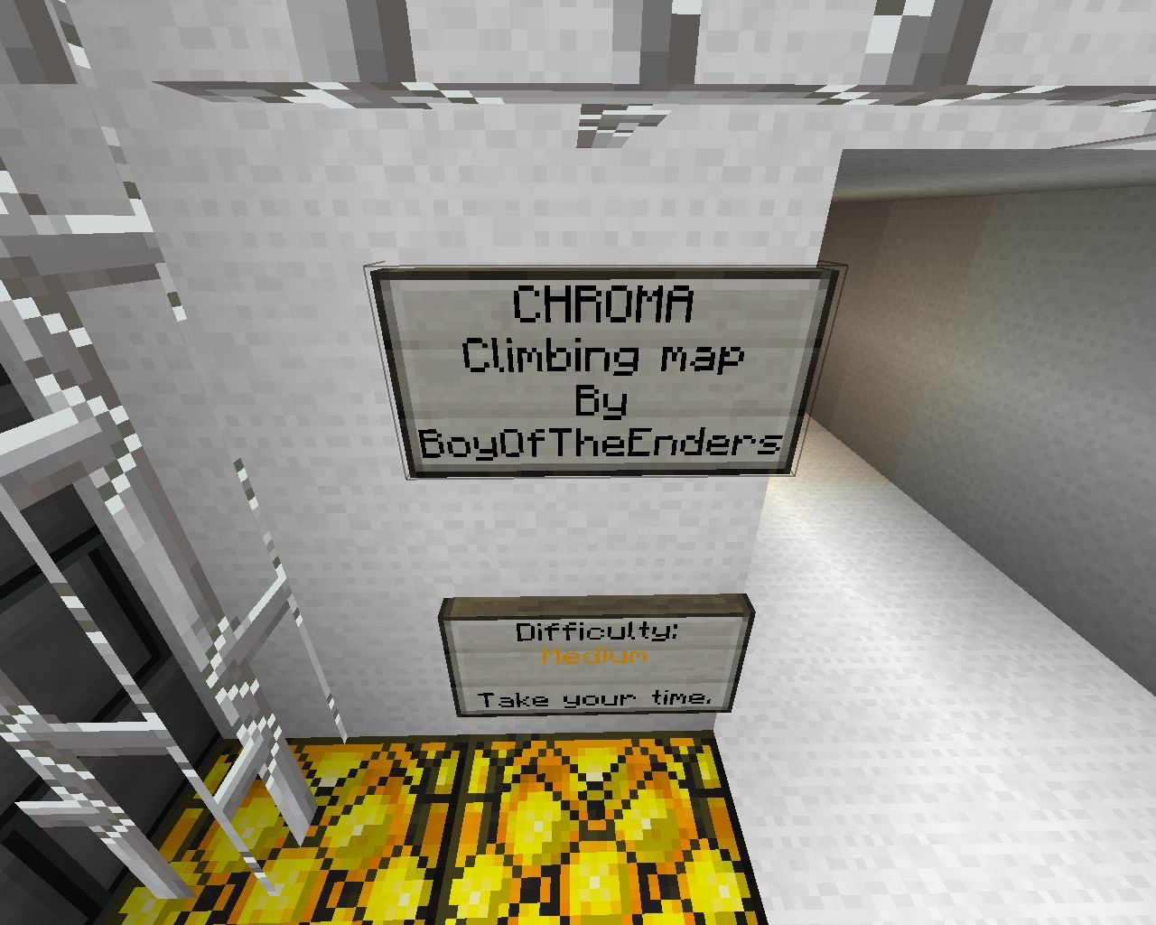 CHROMA [Climbing][Jump][Schematic] Minecraft Map