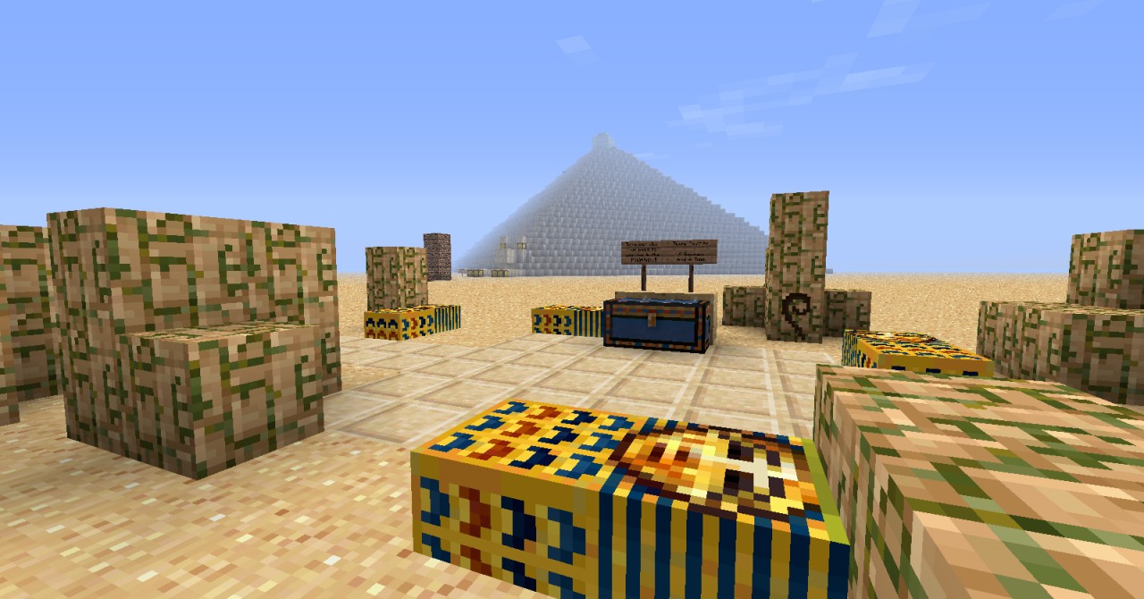 The Quest Of The Pharaohs Minecraft Map