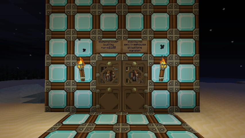 diamond tower Minecraft Map