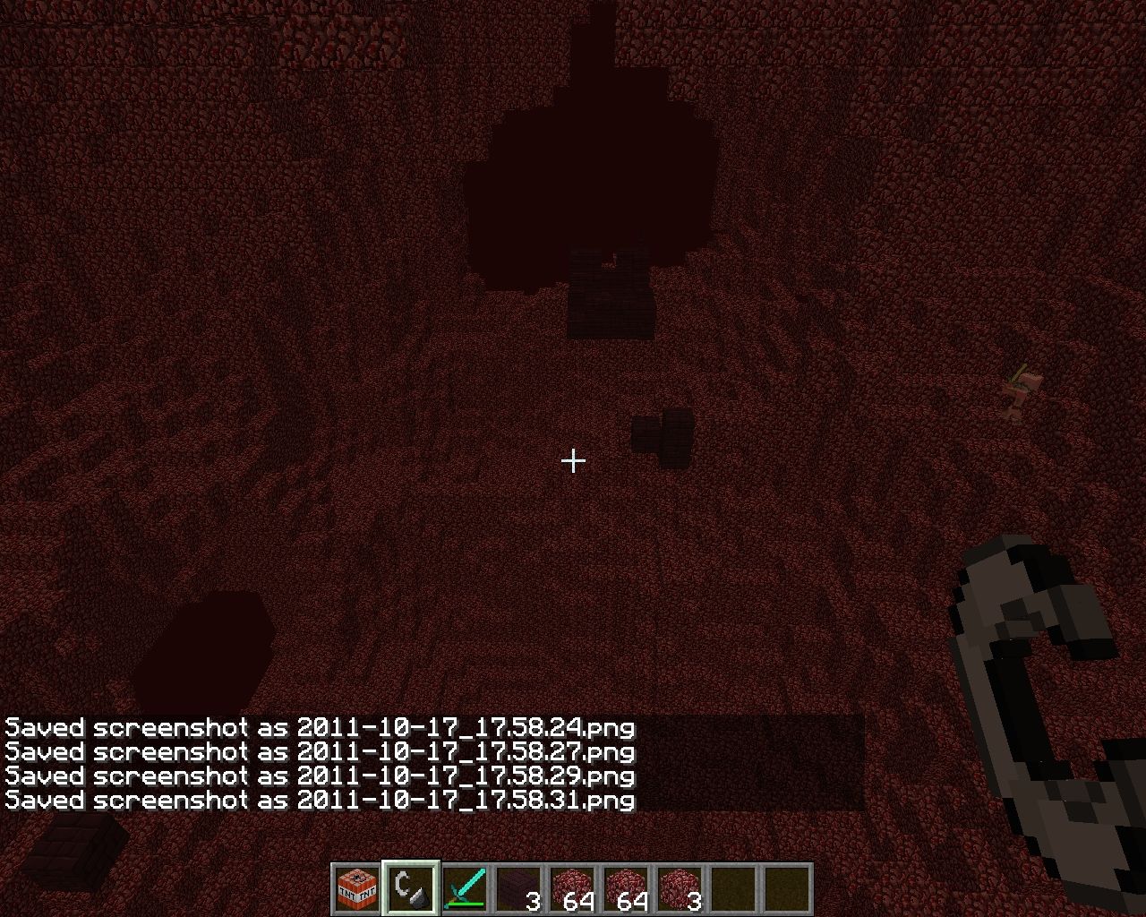 Nether+TNT=big boom! Minecraft Map