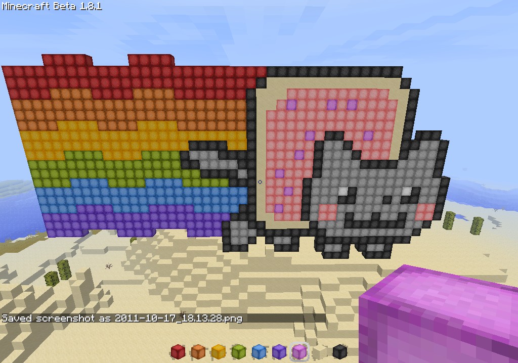 NYAN CAT!! Minecraft Map