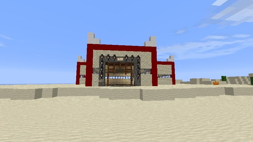 sand castle fortress of solitude Minecraft Map