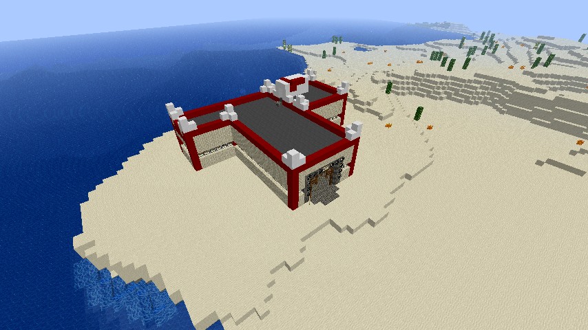 sand castle fortress of solitude Minecraft Map