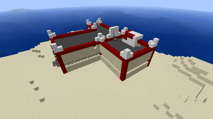 sand castle fortress of solitude Minecraft Map