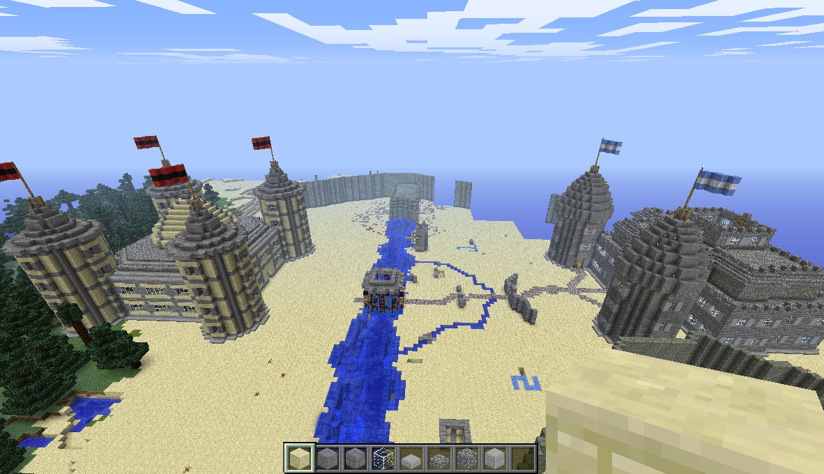 Castle Battlegrounds Minecraft Map