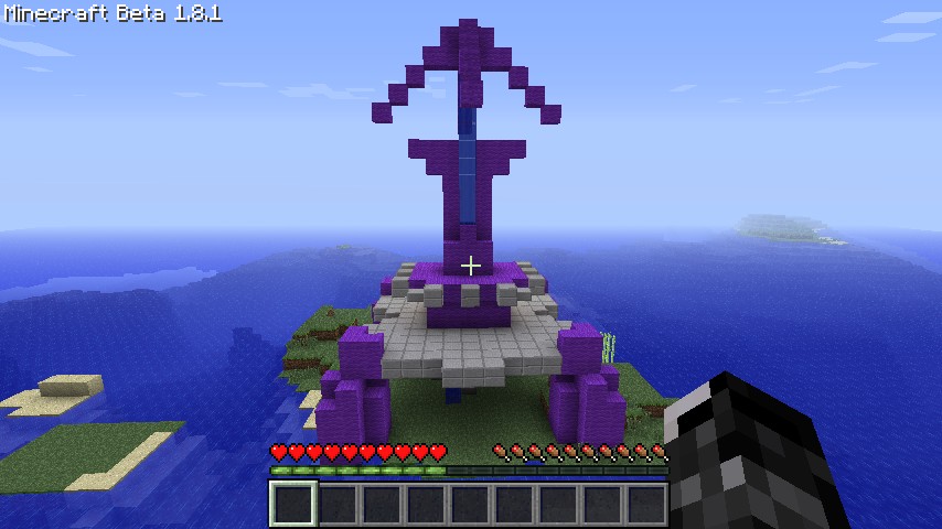 Halo Covenant Pylon Minecraft Project