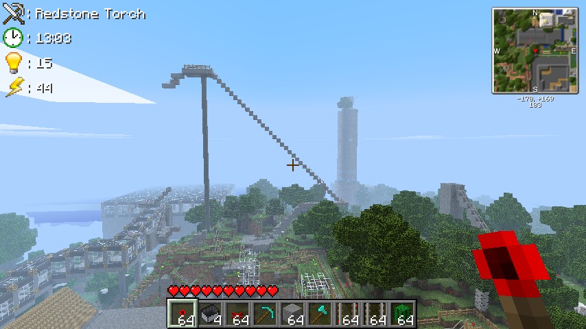 Rollercoaster extreme Minecraft Map