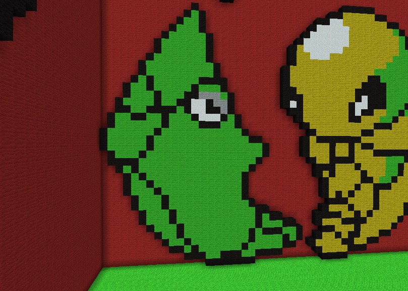 METAPOD (POKEDEX) dj_Id pixel art Minecraft Map