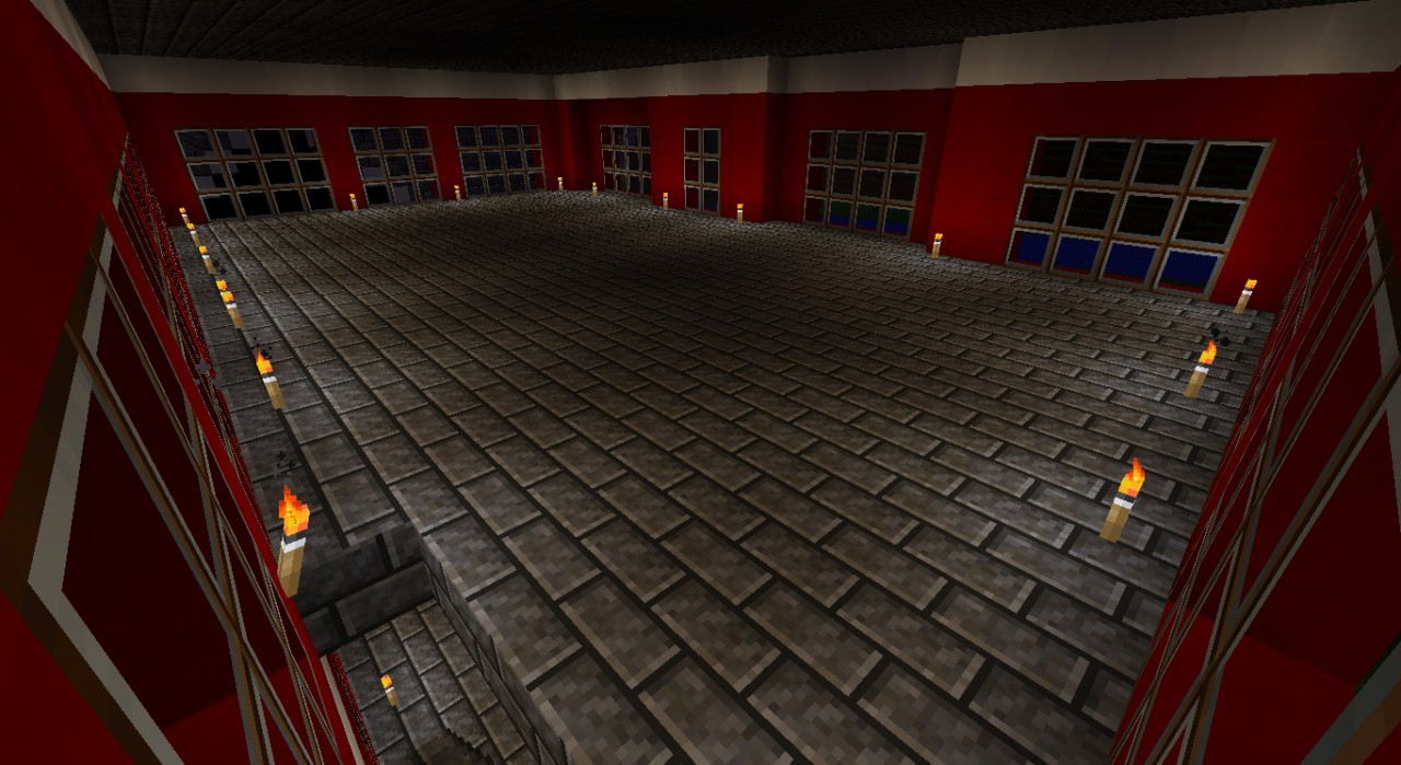 Red Wool house Minecraft Map