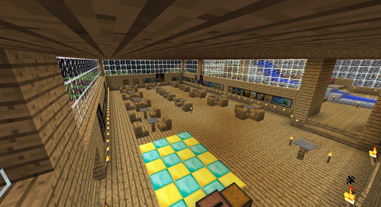 Hotel Restaurant Minecraft Map