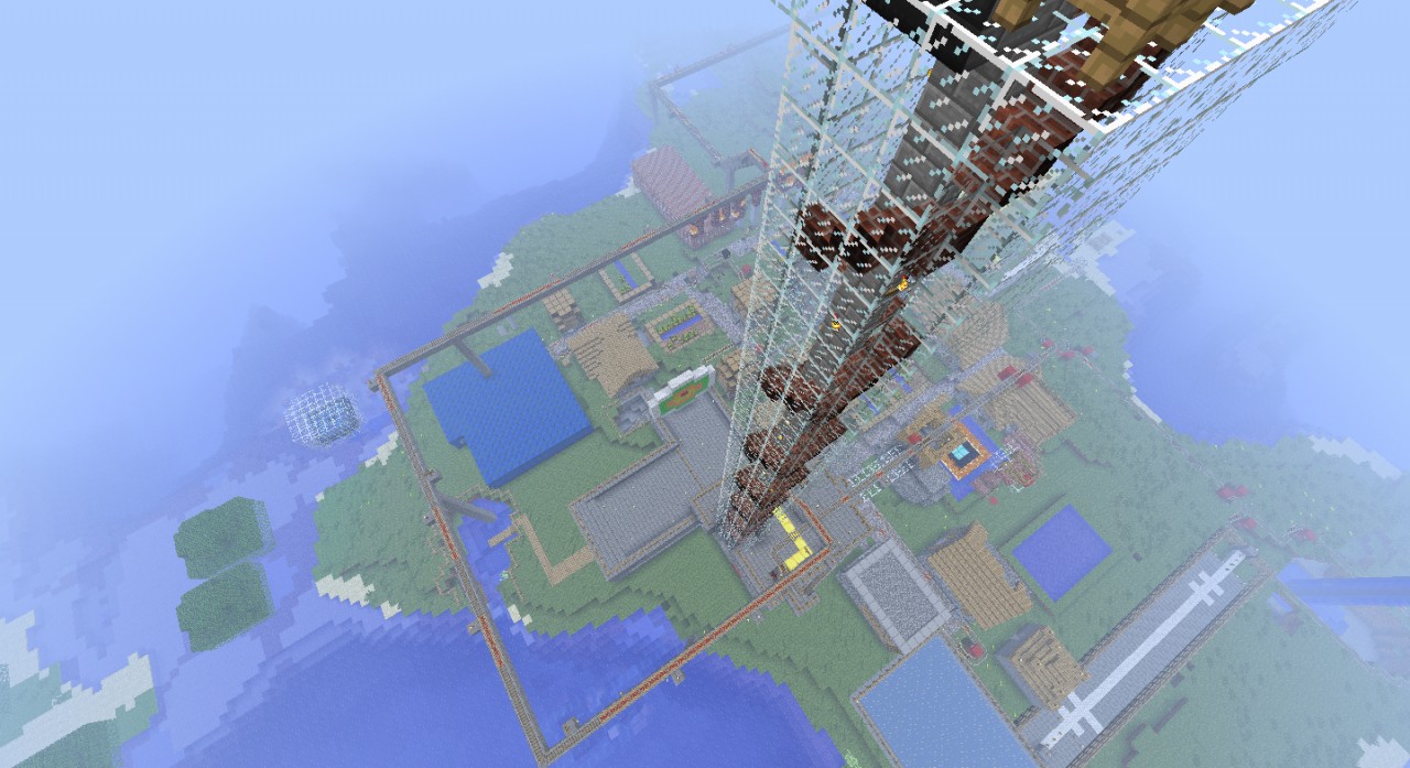 Spiral Glass Tower Minecraft Map